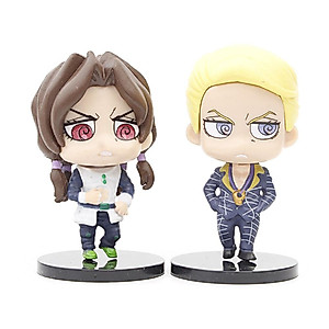 ToysClubUS Set of 7 Pcs of JoJo's Bizarre Adventure: Golden Wind The Hitman Team/Execution Squad/La Squadra Esecuzioni Action Figure