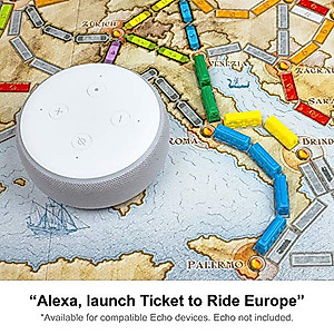 Ticket to Ride Europe Board Game - Embark on a Railway Adventure Across the Continent! Fun Family Strategy Game for Kids & Adults, Ages 8+, 2-5 Players, 30-60 Min Playtime, Made by Days of Wonder