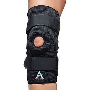 ALPS Coolfit Knee Brace, Prevent or Reduce Severity of Knee Injury, Soft and Breathable, Pull-On with Adjustable Hinges, XXXL Size