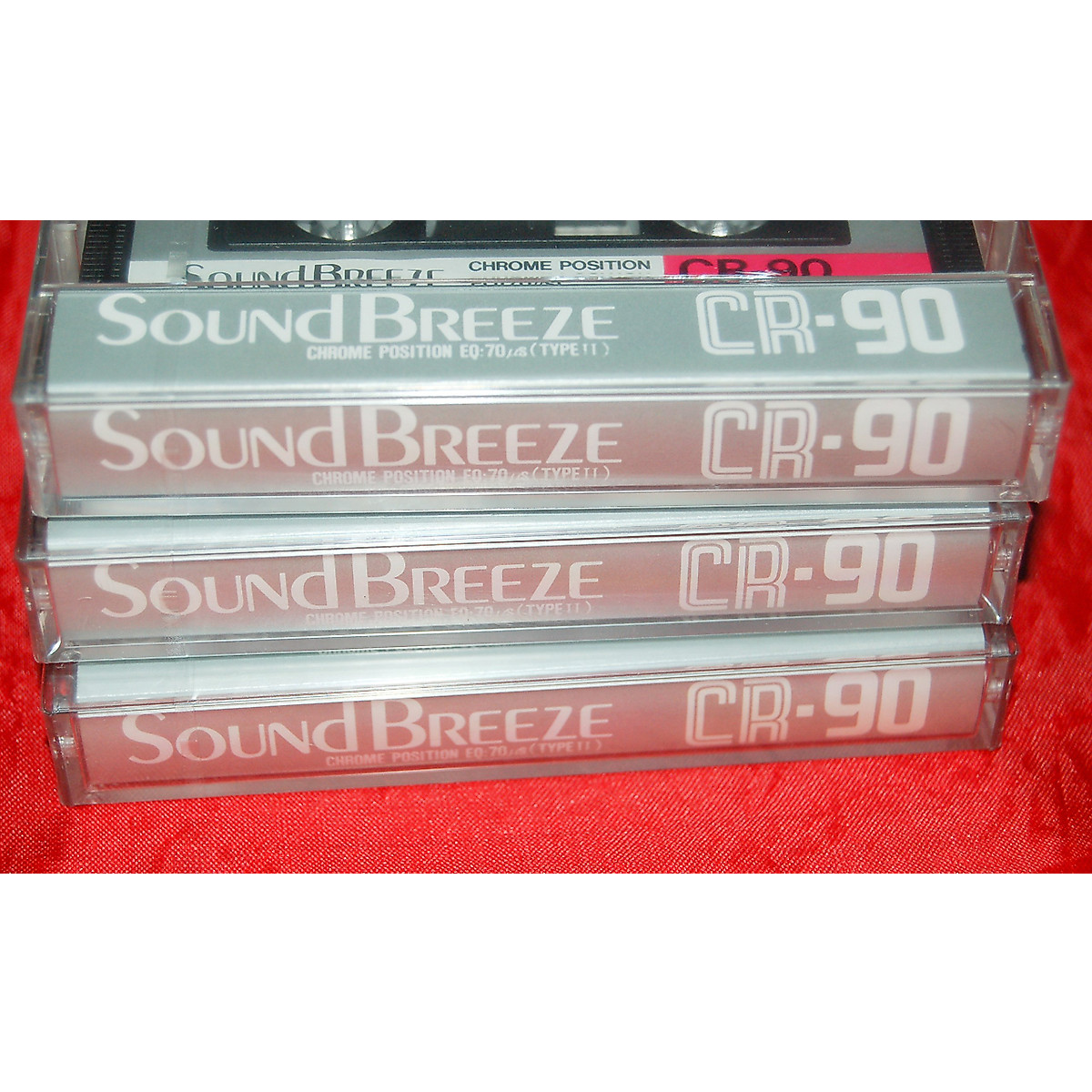 SNC Sound Breeze CR90 Blank Audio Cassette Collectible Rare New Soda Nikka