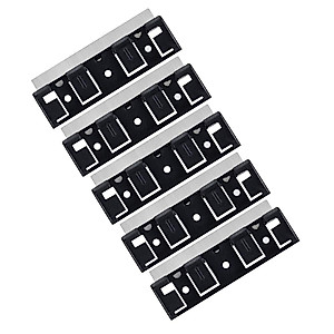 hygger Stainless Steel Replacement Magnetic Scraper Blades Razor for HG-815 Cleaner 5-Pack (Medium)