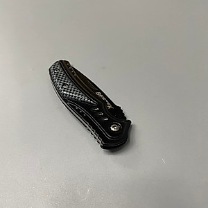 BESTEK Folding Knives,Pocket Knife - Black Folding Knife.