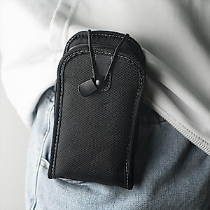 TC51 TC70 Scanner Holster Rugged Carrying Case Pouch for Symbol TC52 TC56 TC57 TC53 TC58 TC72 TC75 TC77 TC20 TC25 Handheld Barcode Scanner Mobile Computer,Vertical Leather Case with Metal Belt Clip