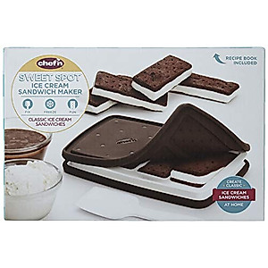 Chef'n Sweet Spot Ice Cream Sandwich Maker, Large, Black