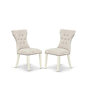 East West Furniture AVGA5-LWH-35 Dining Set