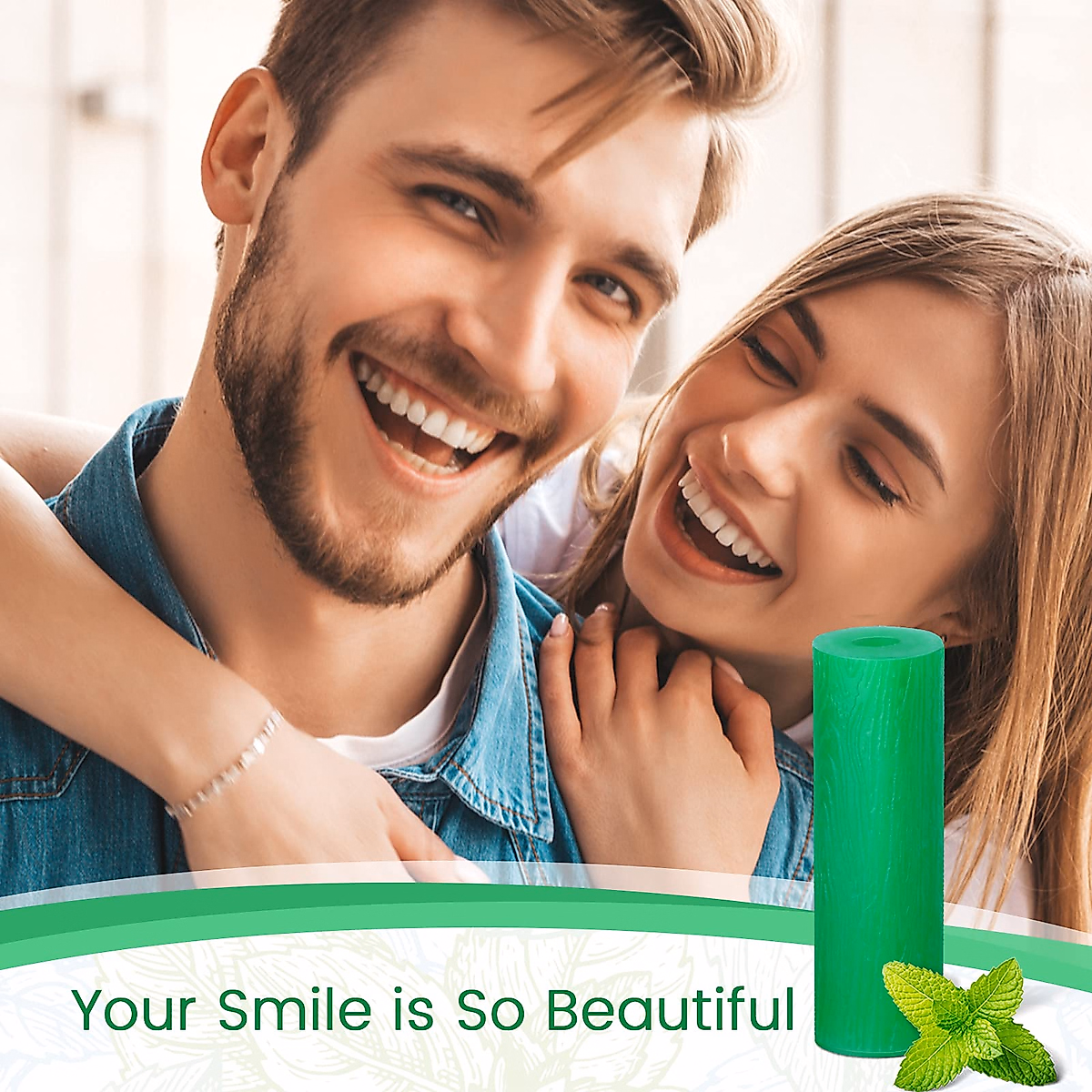 Aligner Chewies for Invisalign Aligners - Mint Scented (20Pcs Chewies) and 2 Aligner Removal Tools