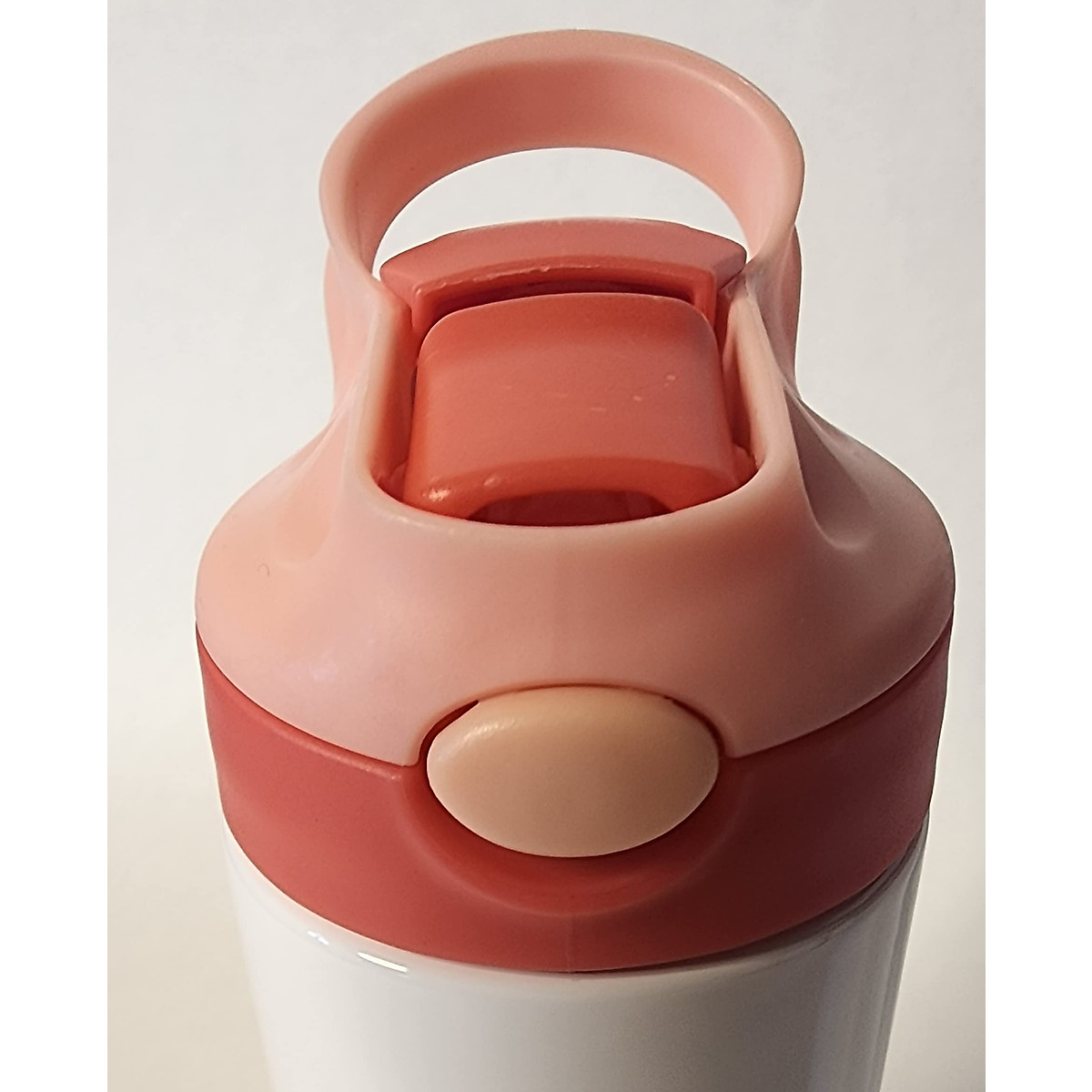 2 pack 12oz sublimation toddler tumblers (Black lid and pink lid)