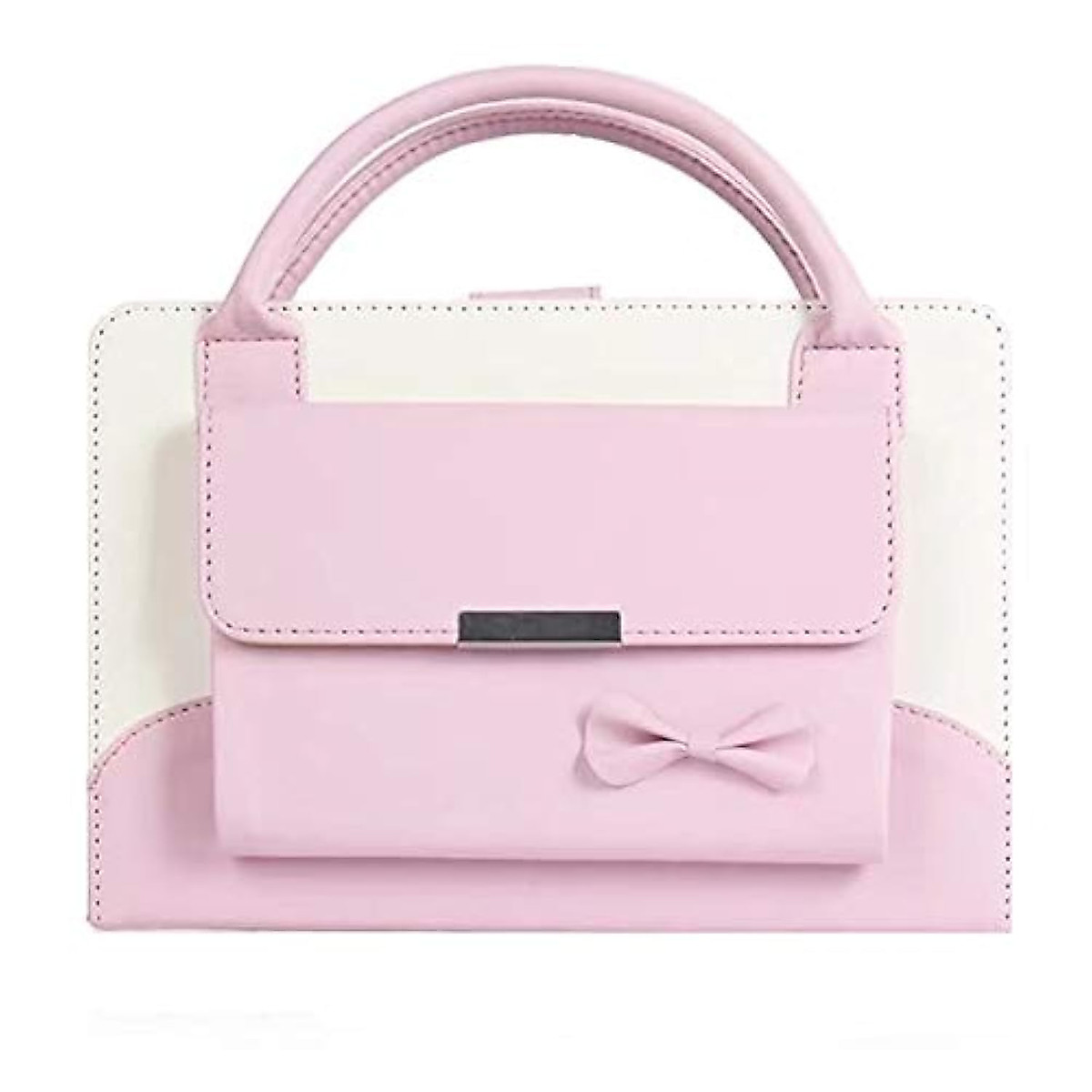 Albc Cute Case for iPad Mini 5 2019 / 5th Generation Mini / iPad Mini 4 / 3 / 2 / 1 - Smart Slim Handbag Leather Stand Cover with Auto Wake/Sleep Feature,Pink