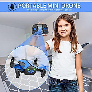 ATTOP Mini Drone for Kids with FPV Camera, Toys Gifts for Boys Girls with Voice Control, 3D Flips, Altitude Hold, Headless Mode, One Key Start, Trajectory Flight, RC Quadcopter Foldable Kids Drone