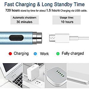 Stylus Pens for Touch Screens,Stylus Pencil Compatible for Apple,Universal Fine Point Stylus for iOS/Android Smartphone and Tablets,Active Stylus Stylist Pen Pencil for Precise Writing/Drawing (Blue)