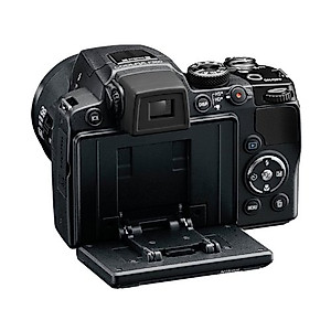 Nikon COOLPIX P500 12.1 CMOS Digital Camera with 36x NIKKOR Wide-Angle Optical Zoom Lens and Full HD 1080p Video (Black) (Renewed)