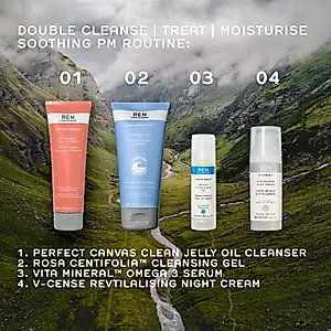 REN Clean Skincare - Rosa Centifolia™ Cleansing Gel - Non-Stripping Face Cleanser for Balanced Skin, Cruelty-Free & Vegan