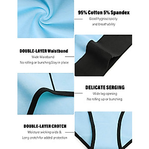 POKARLA Womens Cotton Underwear High Waist Full Coverage Briefs Soft Breathable Postpartum Panties Stretch Underpants Regular & Plus Size