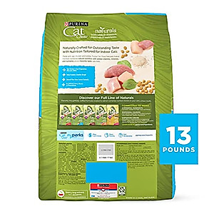 Purina Cat Chow Hairball, Healthy Weight, Indoor, Natural Dry Cat Food, Naturals Indoor - 13 lb. Bag