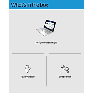 HP Pavilion Laptop, Intel Iris X Graphics, 12th Generation Intel Core processor, 8 GB RAM, 512 GB SSD, BrightView Full HD Display, Windows11 Home OS, Dual Computer Speakers, Wi-Fi 6(15-eg2010nr, 2022)