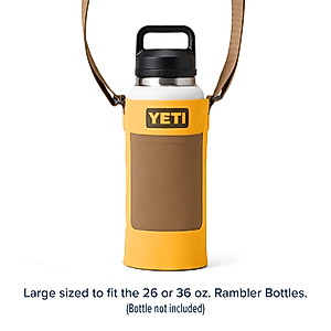 YETI Large Bottle Sling for Rambler 26 & 36 oz. Bottles, Alpine Yellow For Dog