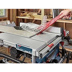BOSCH GTS15-10 10 Inch Portable Jobsite Table Saw with Gravity-Rise Wheeled Stand, 15 Amp, 32-1/8 Inch Rip Capacity, 4 HP
