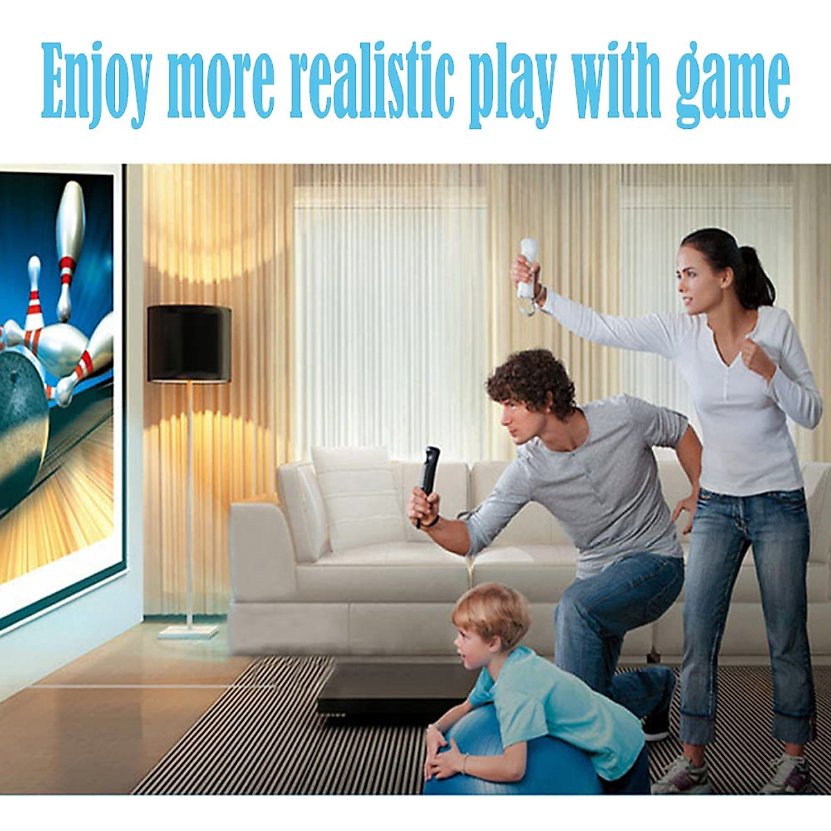 Wii Remote Controller, 2 Packs Upgrade Wii Wireless Controller Compatible with Wii Wii U Console(Pink and Blue)