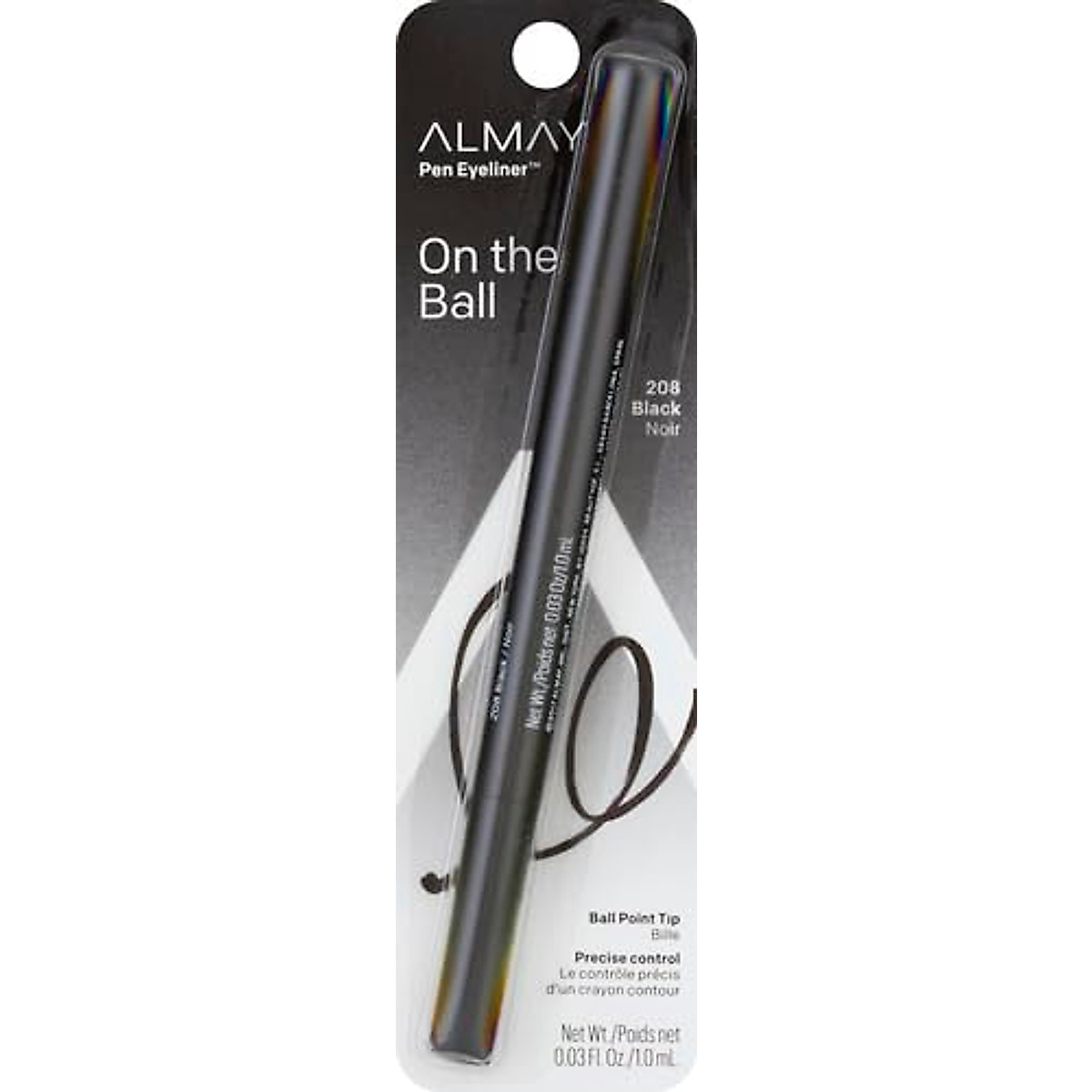 Almay Eyeliner Pen, Black, 1 count