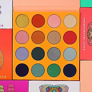 Juvia's Place The Magic Mini - Bright and Bold Red, Shades of 16, Eyeshadow Palette, Professional Eye Makeup, Pigmented Eyeshadow Palette, Makeup Palette for Eye Color & Shine