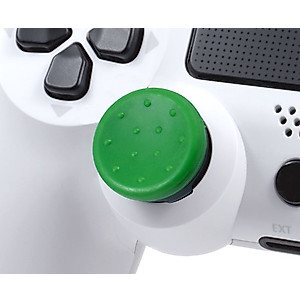 KontrolFreek GamerPack Alpha for PlayStation 4 (PS4) Controller | Performance Thumbsticks | 2 Low-Rise Concave, 2 Low-Rise | Green