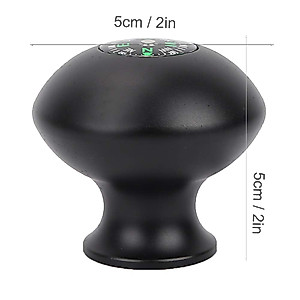 Tripod Monopod Ball Head Handle Grip Knob,Universal Trekking Pole Stick Monopod Tripod Head Grip Knob with Compass for Outdoor Activities, Hiking, Camping, etc