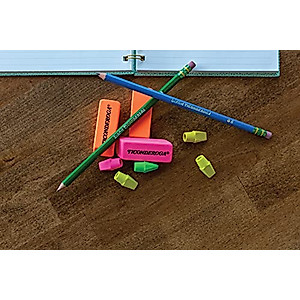 Ticonderoga Wood-Cased Pencils, #2 HB Soft, Pre-Sharpened, Neon, 10 Count (X13810)