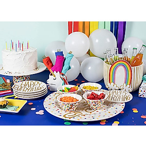 Happy Dot Big Round Platter