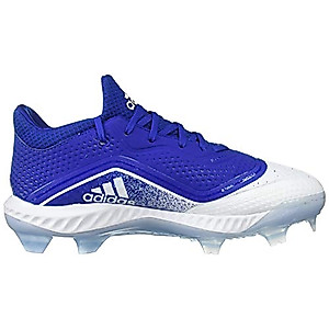 adidas Women's Icon V Bounce TPU Baseball Shoe, Collegiate Royal/Collegiate Royal/Glow Blue, 12.5 M US