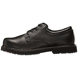 Dr. Scholl's Shoes Men's Harrington II Work Shoe, Black, 8.5 Wide US