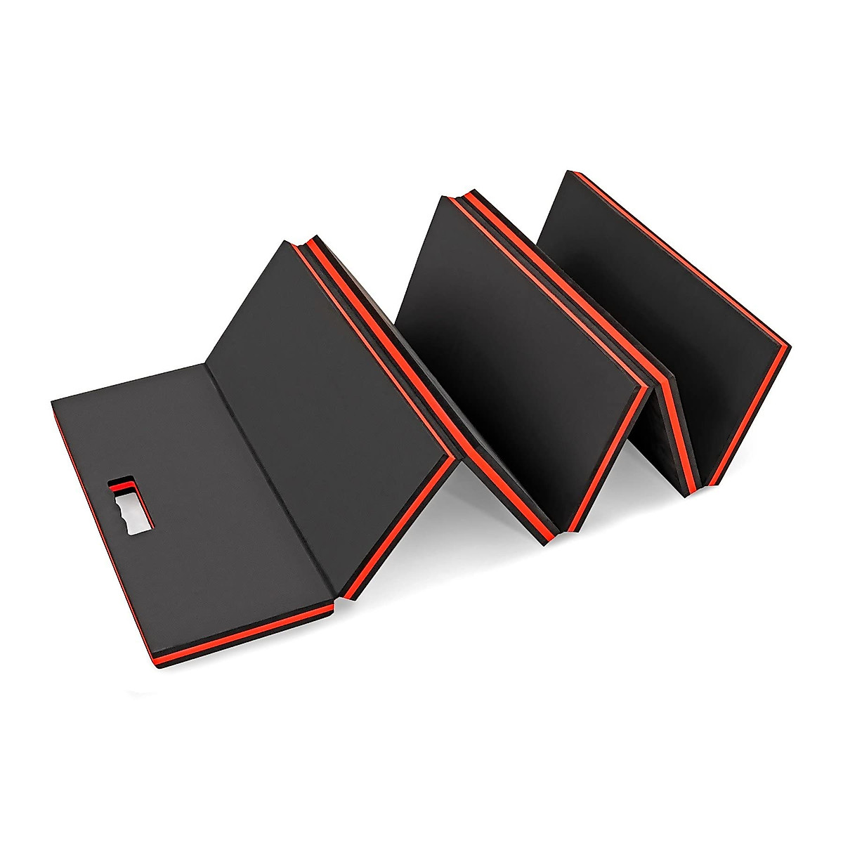 Rough Country 1-1/4" Thick Anti-Fatigue Utility Mat | 6-Fold - 99023,Black