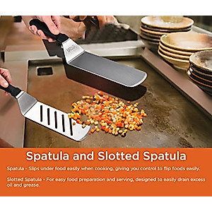 Commercial Chef Blackstone Griddle Accessories Kit - Flat Top Grill Accessories Set - Blackstone Accessories for Griddle Tools - Hibachi Grill Accessories - Traeger and Weber Griddle Spatula Set - 9PC