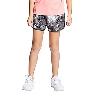 C9 Champion Girls' 2"" Woven Running Shorts, Multi Marble Gray, M, Big Kid