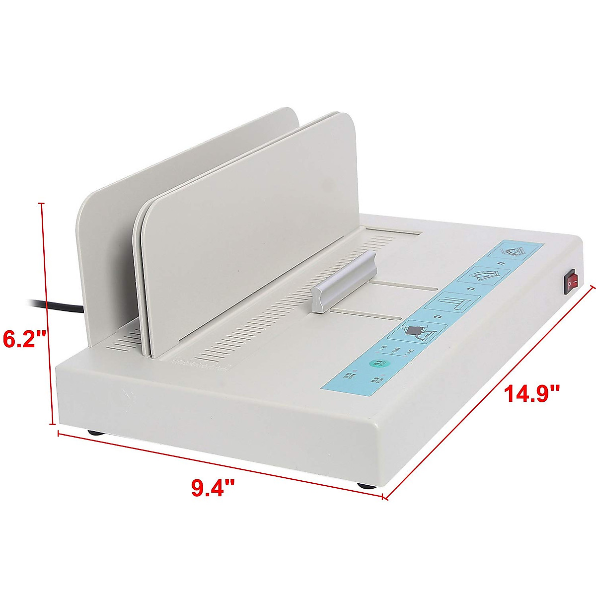 Yaegoo 110V Thermal Binding Machine 1-50MM Binding Thickness Universal Thermal Binding Machine Infrared Light Detecting Hot Melt Machine Contract Document Invoice Folder