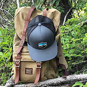 LINDO Trucker Hat - Mountain Sky (Graphite/Black)