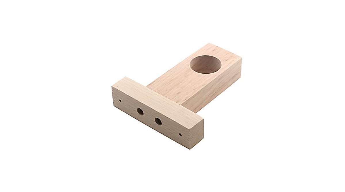 Coshar Wood Rod Holder, Ceiling Mount Closet Pole Socket Pipe Bracket ...
