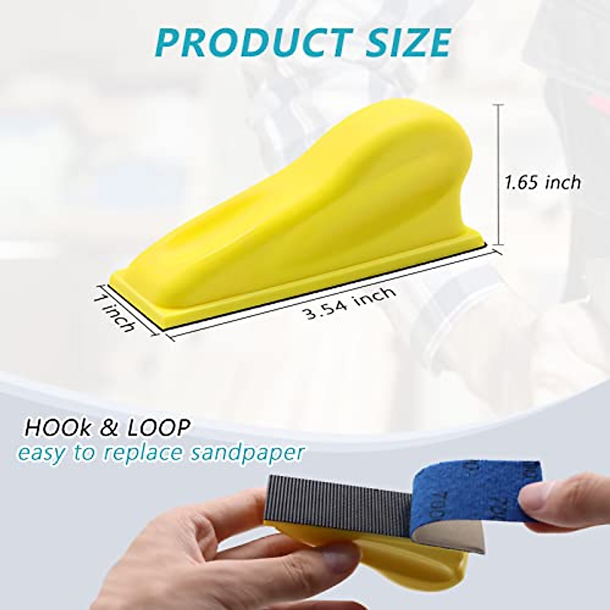 ZEHIQ 131 Pieces Micro Sander Kit 3.5 x 1 inch Detail Sanding Refill, Mini Sander for Small Projects Hook and Loop Sandpaper Assorted 60 to 10000 Grits for DIY Crafts Wood Metal Tight Polishing