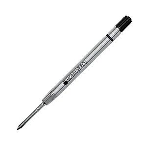 Monteverde Capless Ceramic Gel Refill To Fit Parker Ballpoint Pen, Broad, Black, 6 Pack (P443BK)