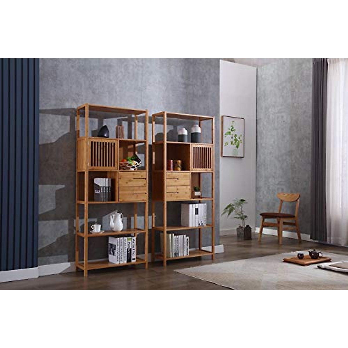 Boraam Selma Bookcase, Right, Natural