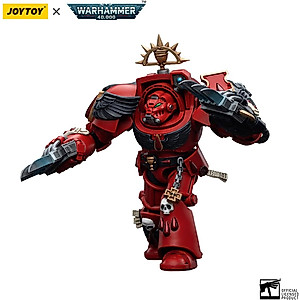 Joytoy 1/18 Action Figure Warhammer 40k Mecha 5.3in High Model Toy Blood Angels Assault Terminators Brother Tyborel