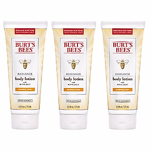 Burt's Bees Radiance Body Lotion, With Royal Jelly, 6 Ounce (Pack of 3)