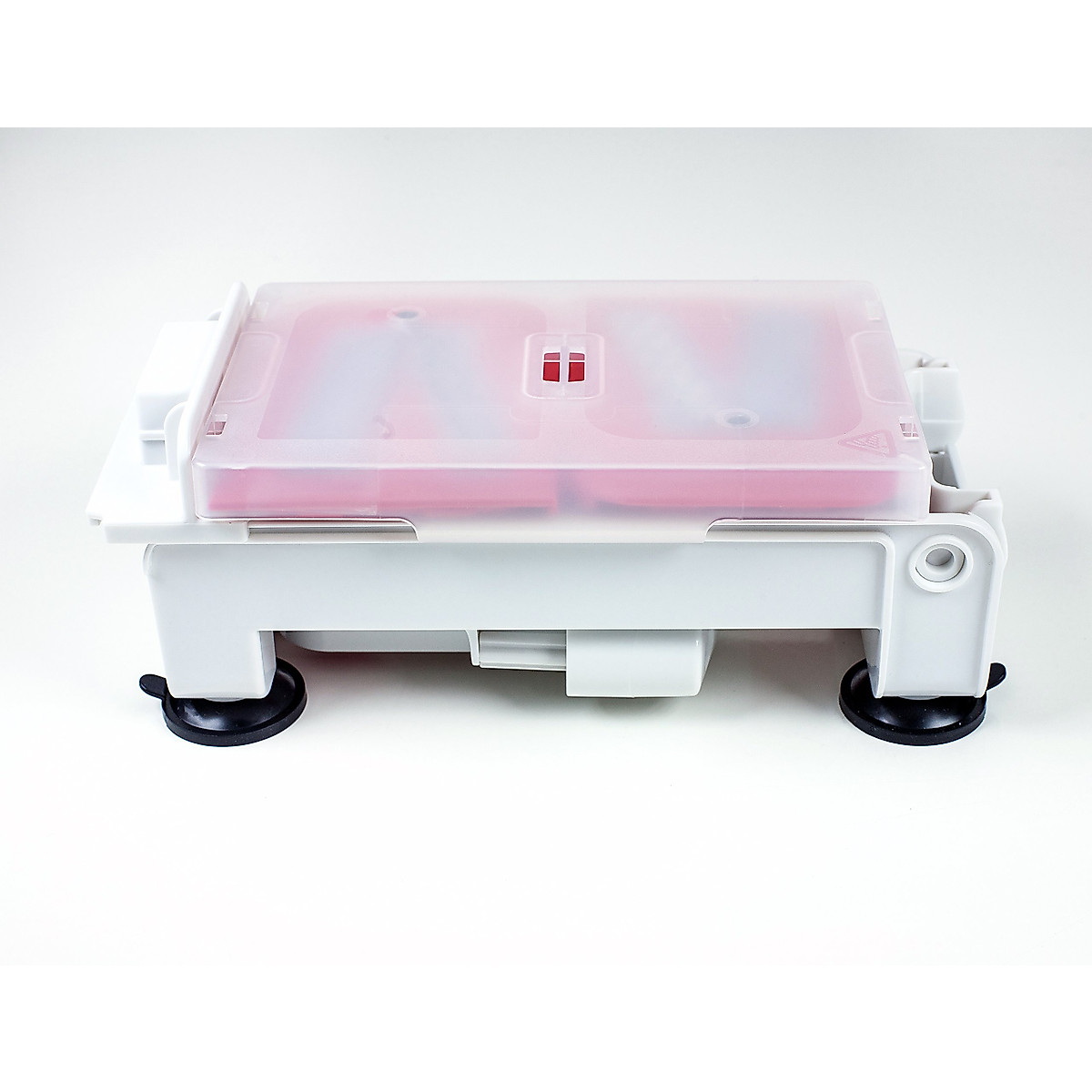 Paderno World Cuisine 3-Blade Folding Vegetable Slicer / Spiralizer Pro, Counter-Mounted and includes 3 Different Stainless Steel Blades