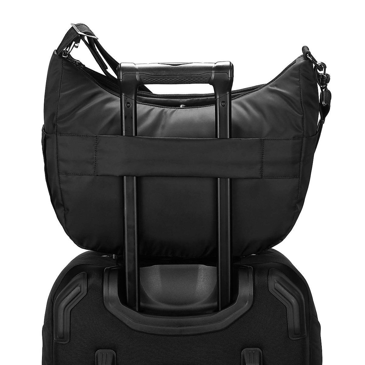 Pacsafe Women's Cruise 16L Anti Theft Carry All Crossbody, Black