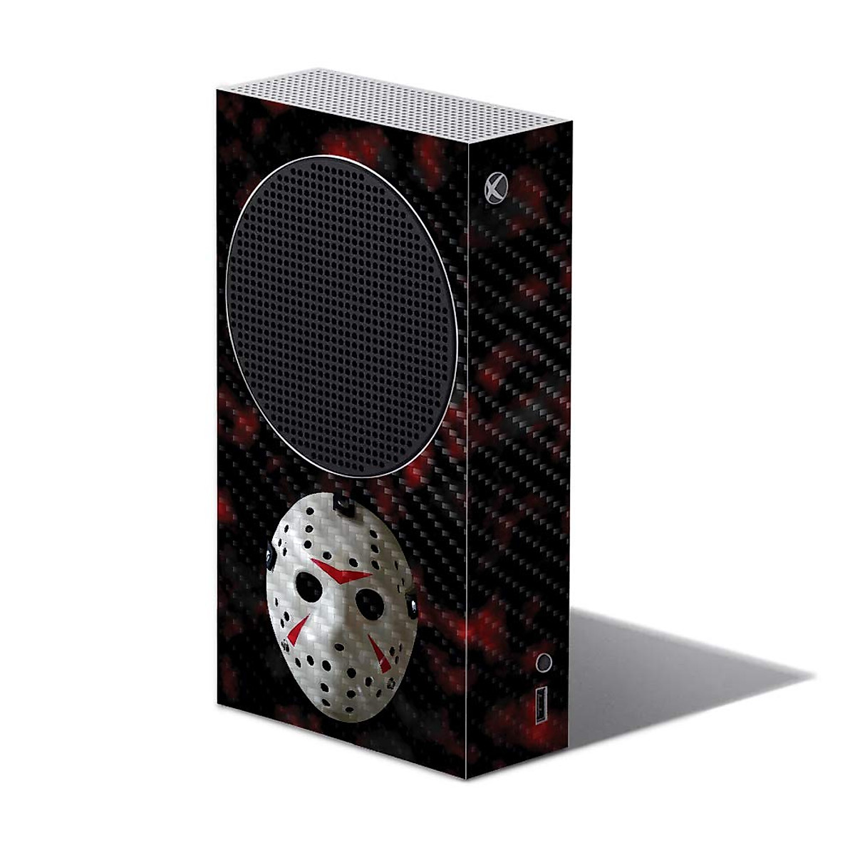 Mighty Skins Carbon Fiber Skin Compatible with Xbox Series S - 13th Nightmare Protective, Durable Textured Carbon Fiber Finish Easy to Apply, Remove, and Change Styles Made in The USA