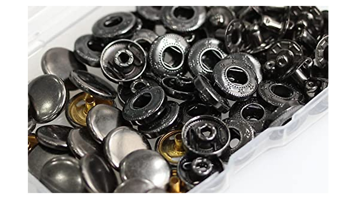 Heavy Duty Leather Snap Fasteners Kit - 24 Sets by BetterJonny