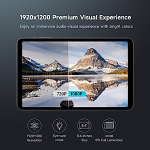 ALLDOCUBE Android 13 Tablet, 16GB (8+8) RAM 256GB ROM 512GB Expandable Android Tablet, Helio G99 8-Core CPU, 1920 * 1200 IPS in-Cell 8.4 inch Tablet iPlay 50 Mini Pro, 5000mAh, 5MP/13MP, 4G LTE