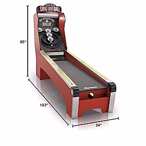Skee-Ball Arcade Table Machine Game for Home Basement Recreation Room - Deluxe Nostalgic Classic Family Fun of Roll and Score - Made in The USA
