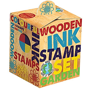 House of Marbles Garden Themed Wooden Stamp Set