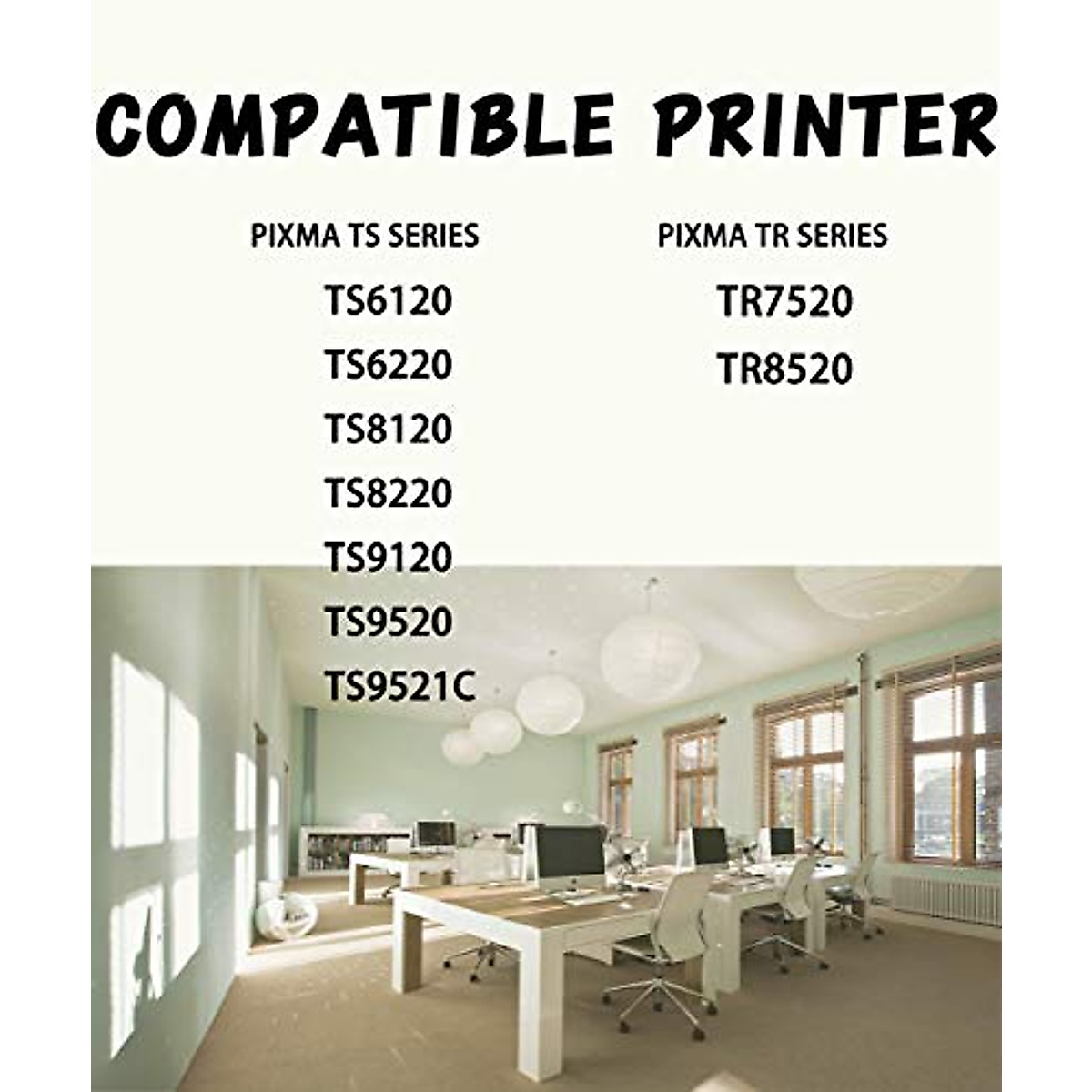 EASYPRINT (5 Pack) Compatible PGI280XXL CLI281XXL Ink Cartridge Replacement for Canon 280XXL PGI-280XXL CLI 281XXL TR7520 TR8520 TS702 TS6120 TS8320 TS9120 TS9521C, (PGBK, BK, C, M, Y)
