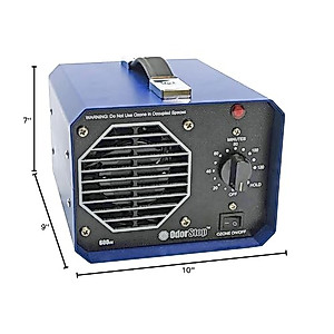 OdorStop OS600UVFBA Travel/Mini Size Ozone/UV Air Purifier for Areas of 600 sq ft and above